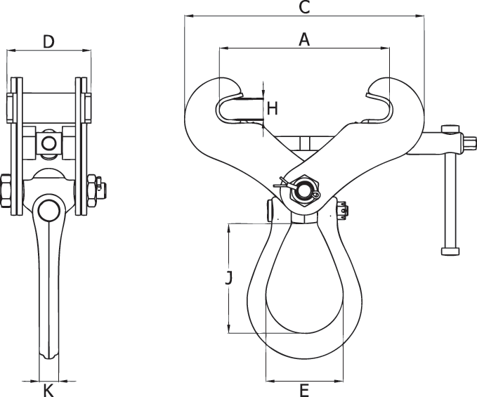 Anchor Clamp IPTKUM Crosby Alloy Steel | CERTEX Germany