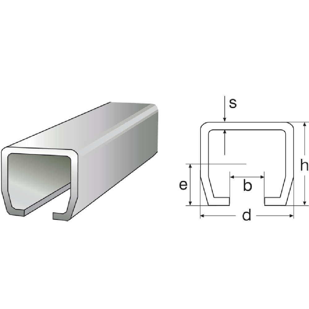 C-profile guide rail REMA PR | CERTEX Germany