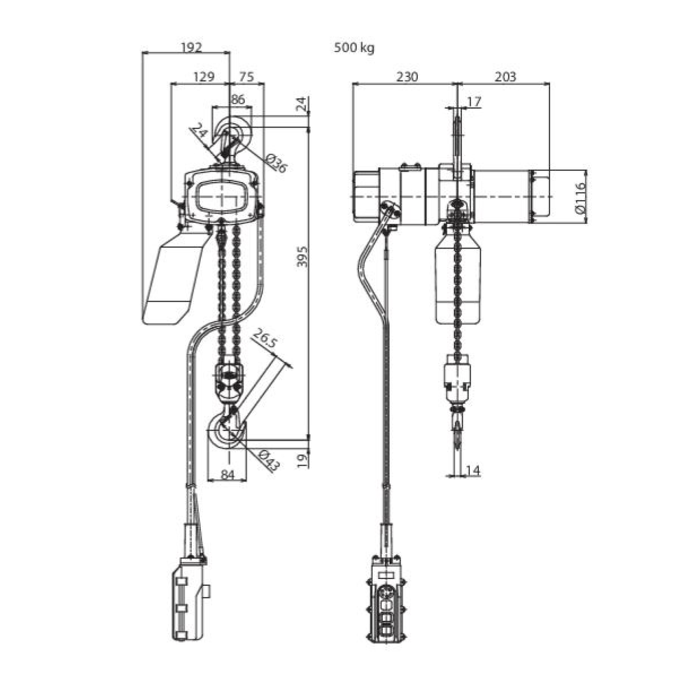 REMA Alpha 400V Elektrokettenzug - REMA - Webshop | CERTEX Deutschland