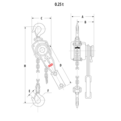REMA X-Line lever hoist | CERTEX Germany