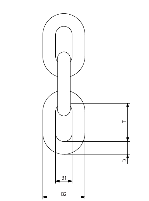 RC Stainless Steel Chain AISI 316 G6 - High Quality | CERTEX Germany